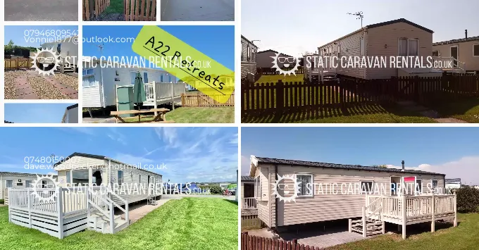 Private Static Caravans for Hire Holiday Resort Unity Brean Somerset